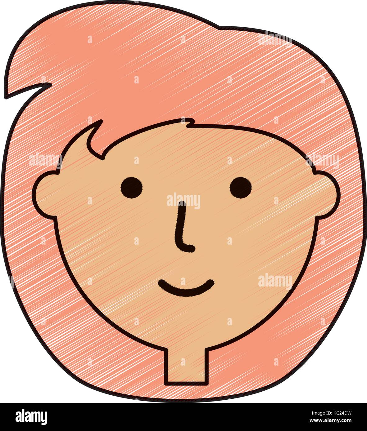 woman face vector illustration Stock Vector Image & Art - Alamy