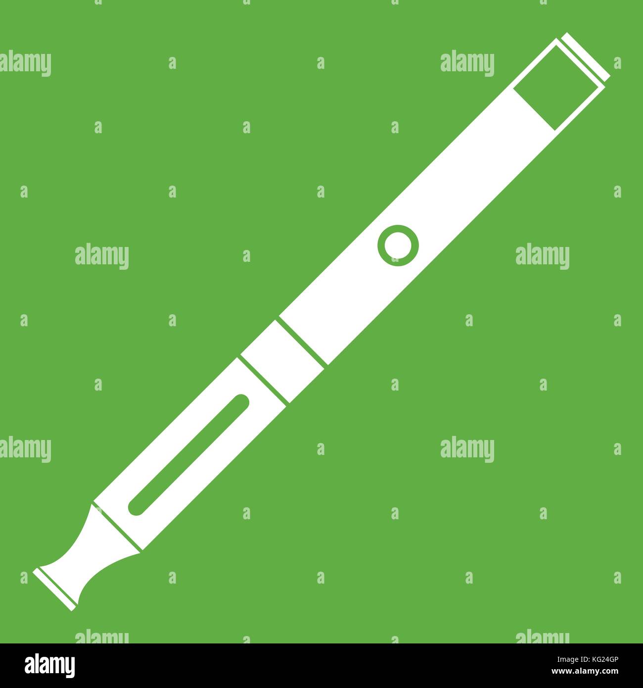 Electronic cigarette icon green Stock Vector Image & Art - Alamy