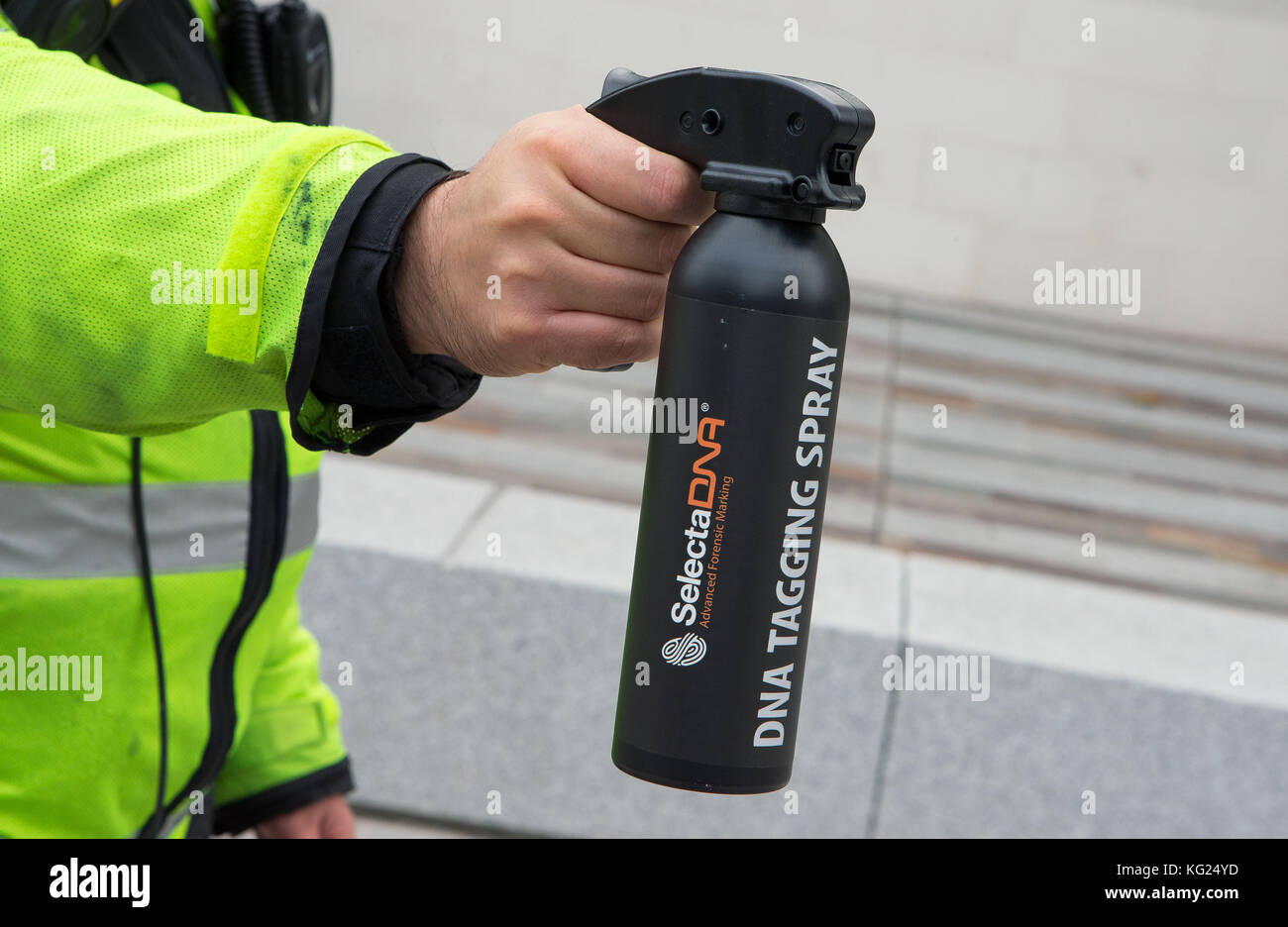 SelectaDNA DNA Tagging Spray which will be used by the Metropolitan ...