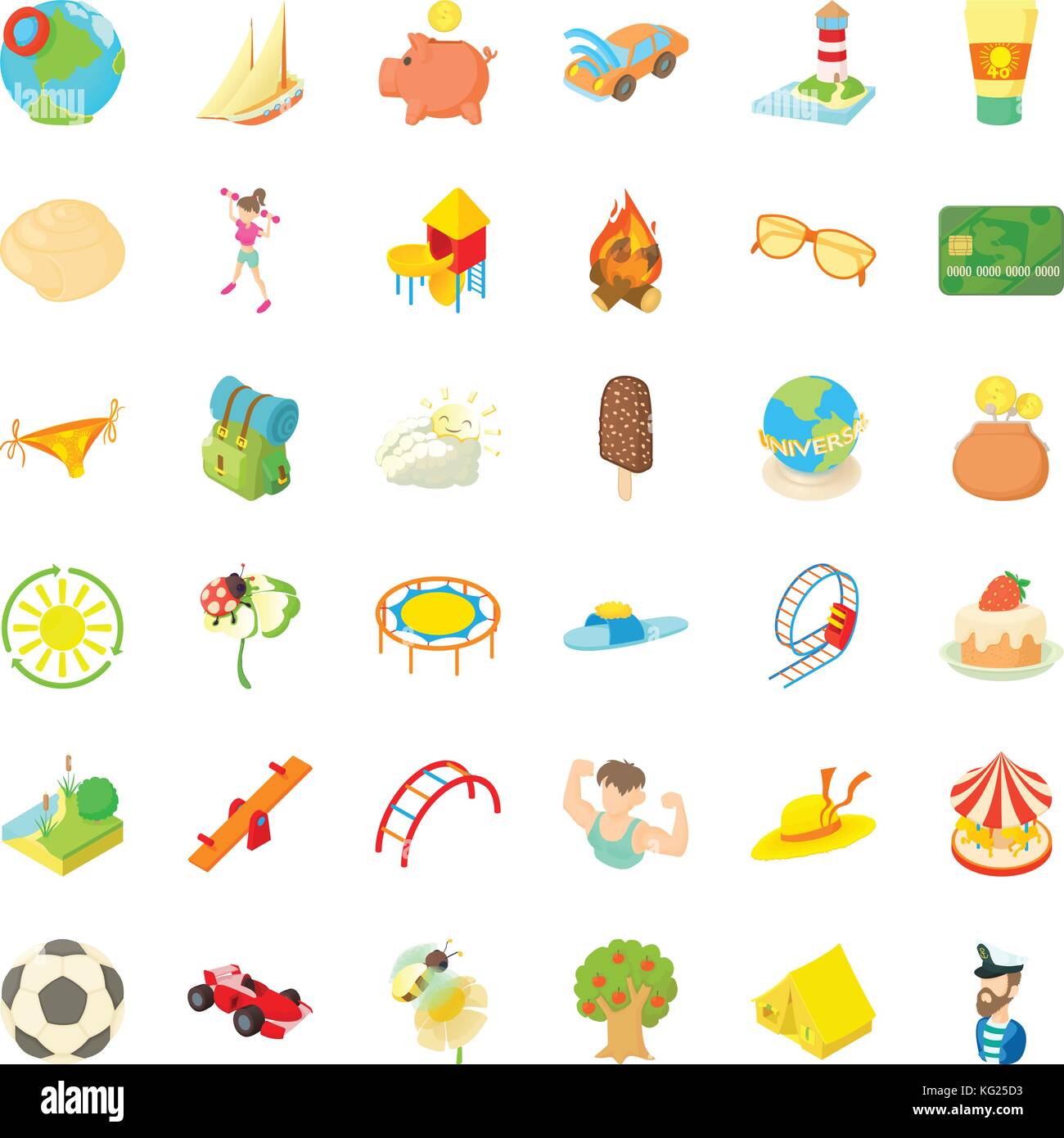 Present icons set, cartoon style Stock Vector Image & Art - Alamy