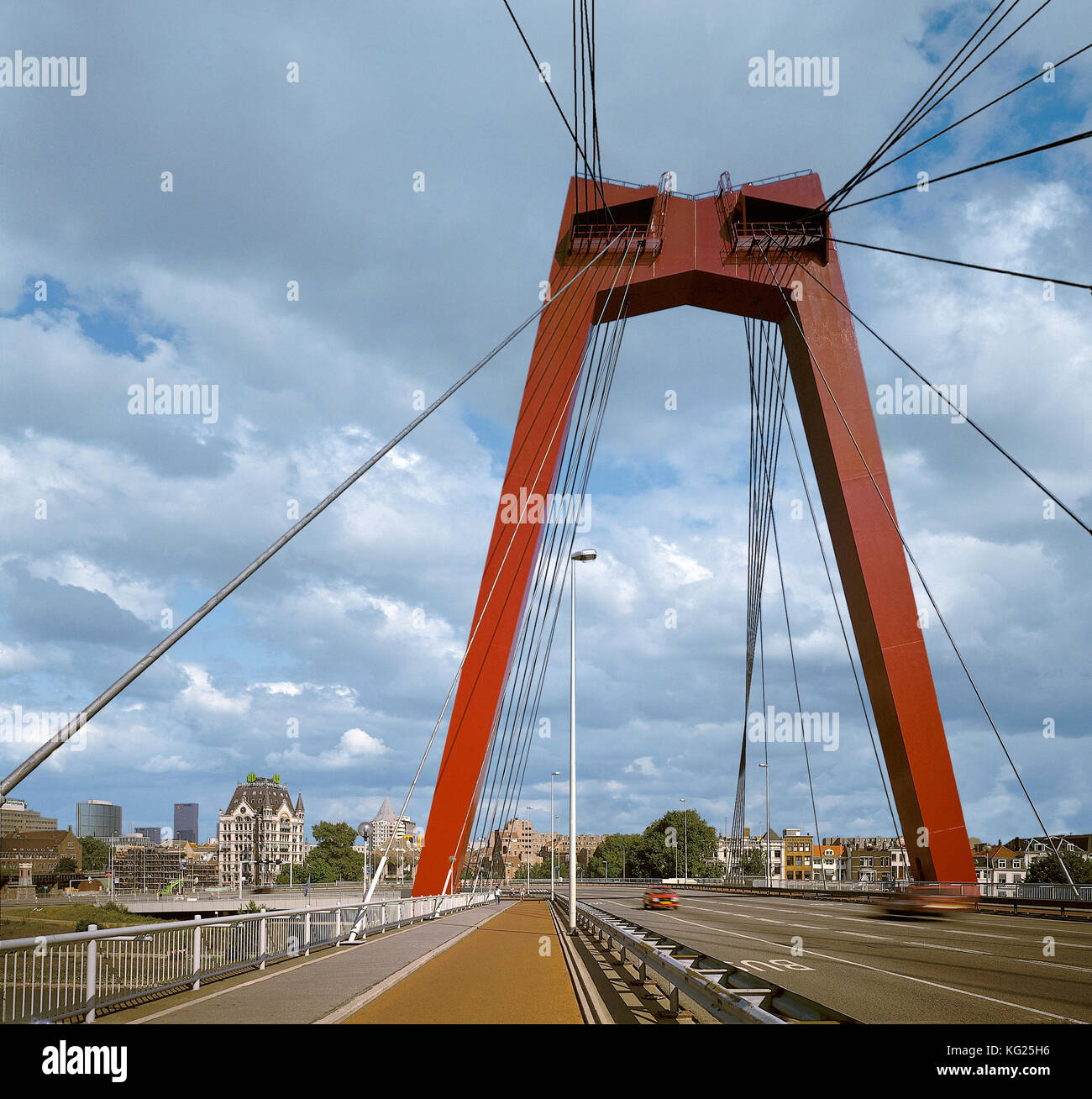 Bridge called Willemsbrug Rotterdam, Zuid-Holland, Netherlands ...