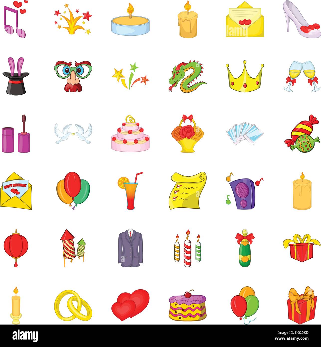 Carousel icons set, cartoon style Stock Vector Image & Art - Alamy