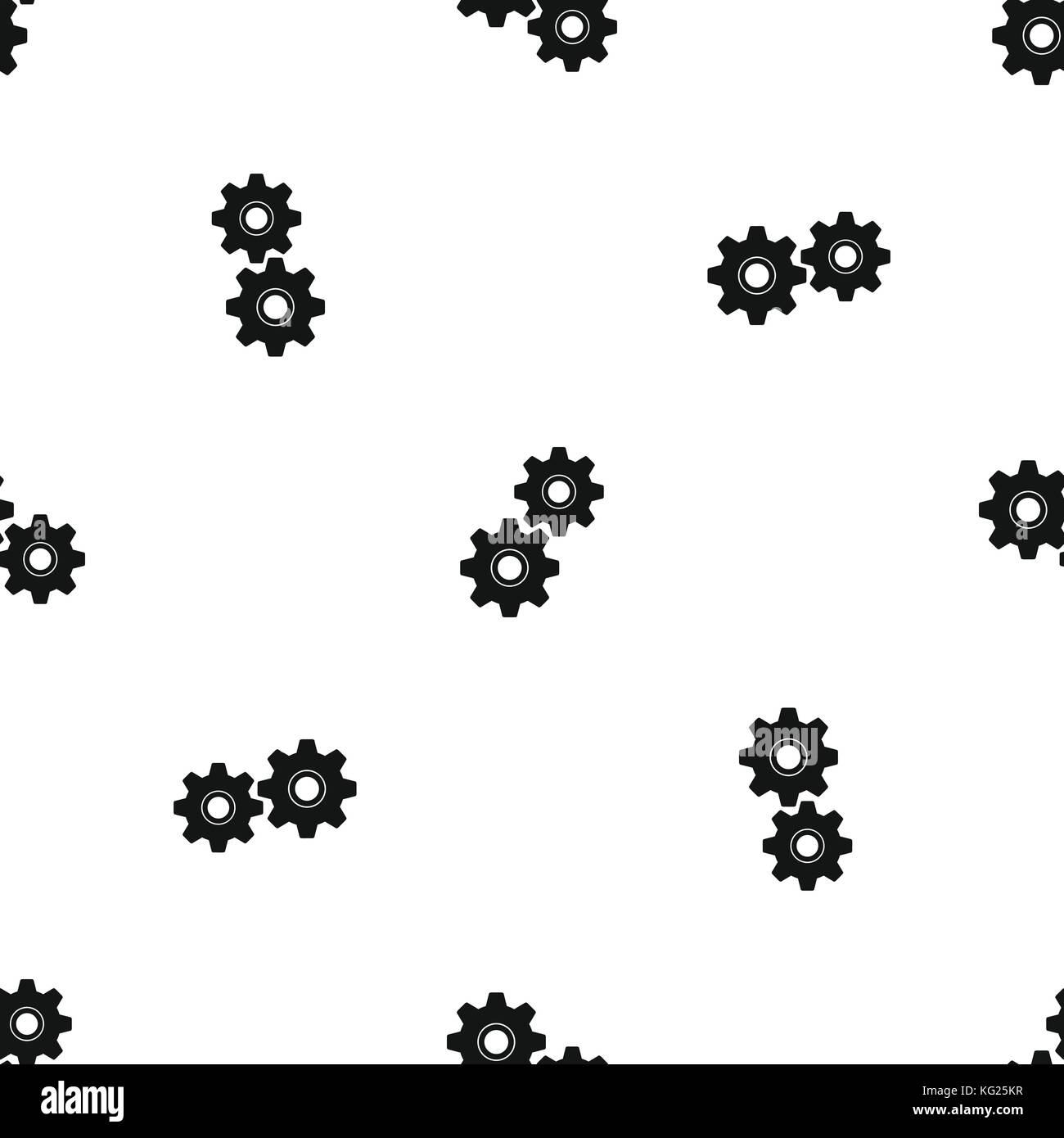Gear pattern seamless black Stock Vector Image & Art - Alamy