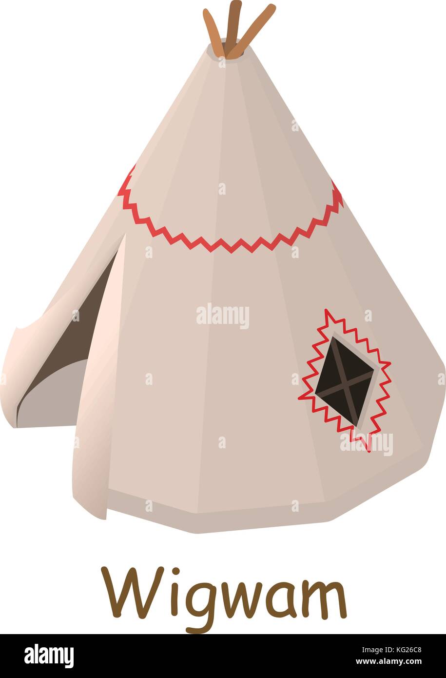 Indian wigwam tepee tipi Stock Vector Images - Alamy