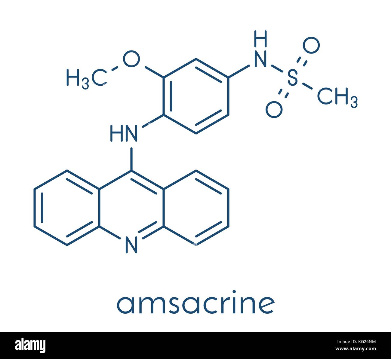 Amsacrine molecular hi-res stock photography and images - Alamy
