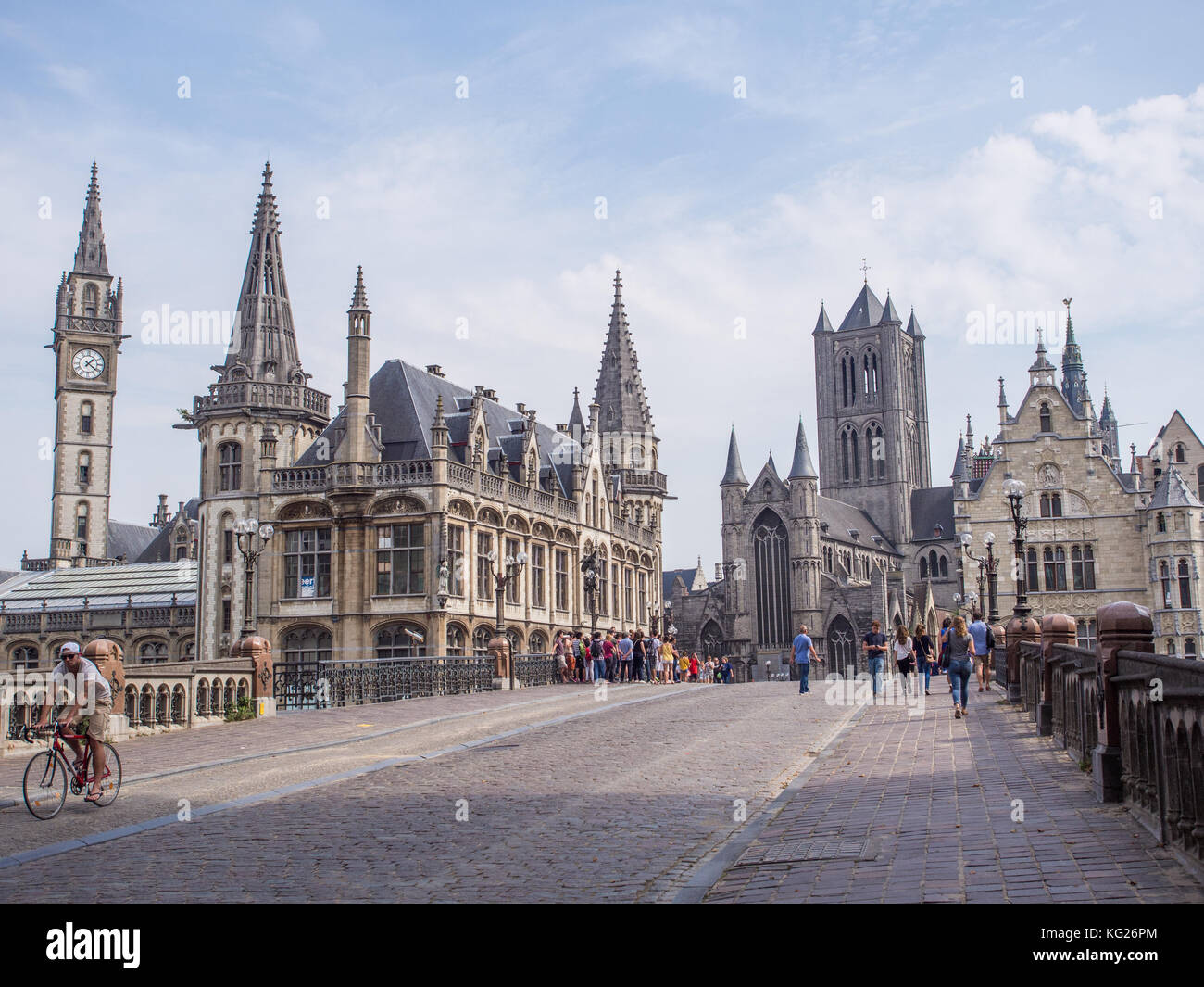 Ghent churches hi-res stock photography and images - Alamy