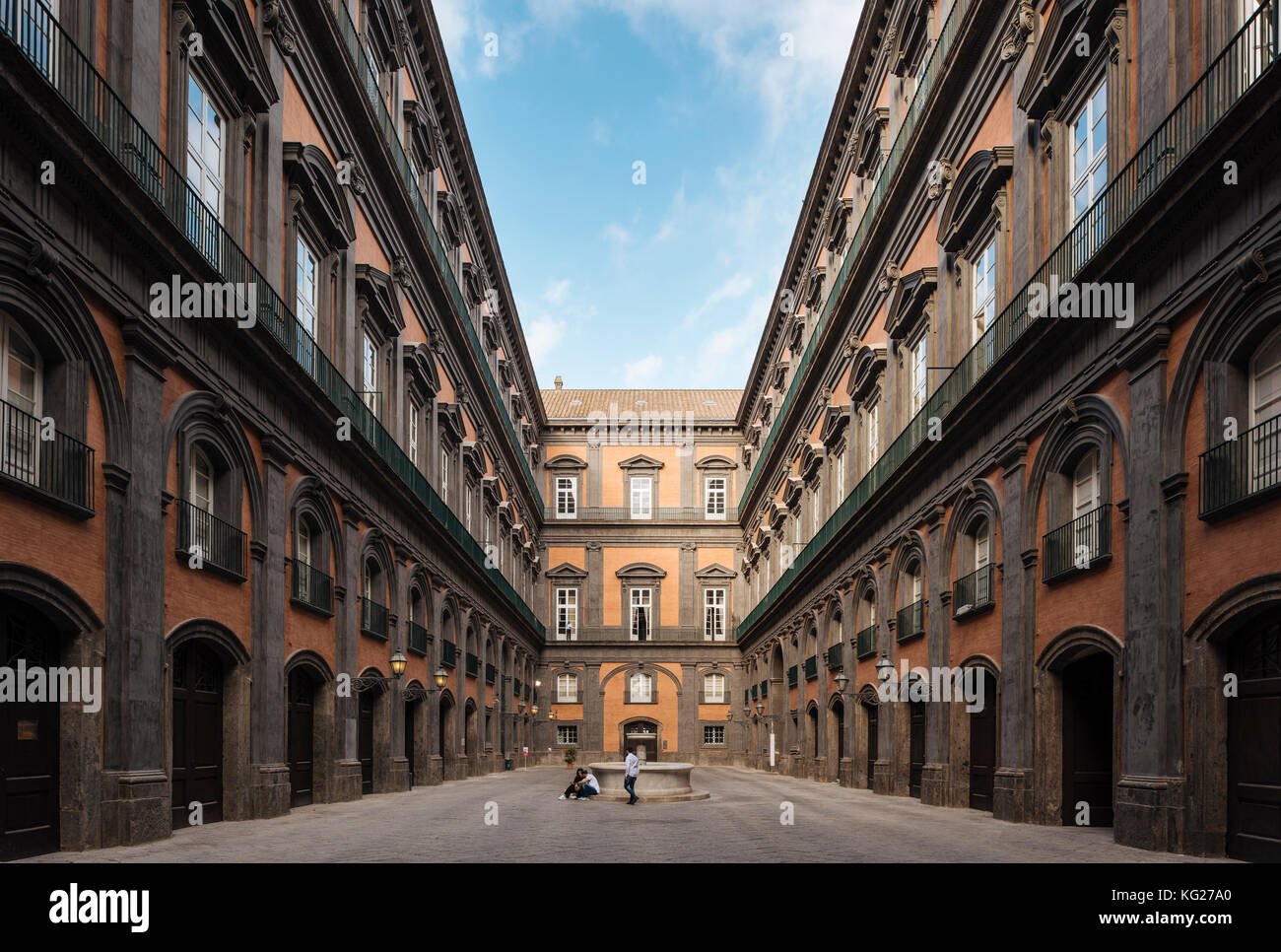 Biblioteca Nazionale di Napoli Vittorio Emanuele III, Naples, Campania ...