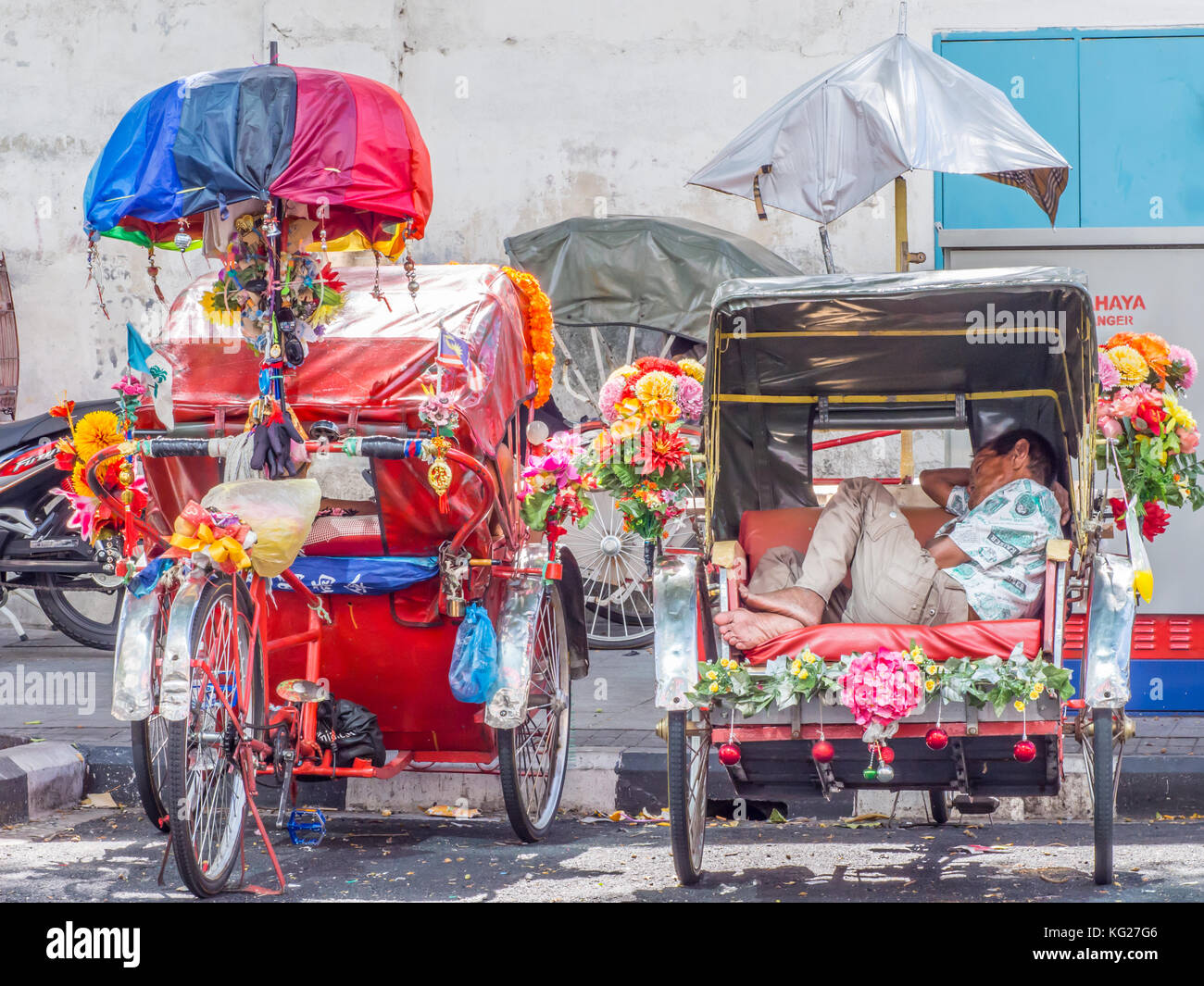 Rickshaw georgetown penang malaysia High Resolution Stock Photography ...