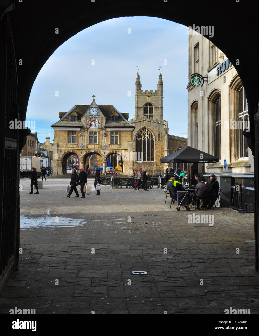 Peterborough cathedral square hi-res stock photography and images - Alamy