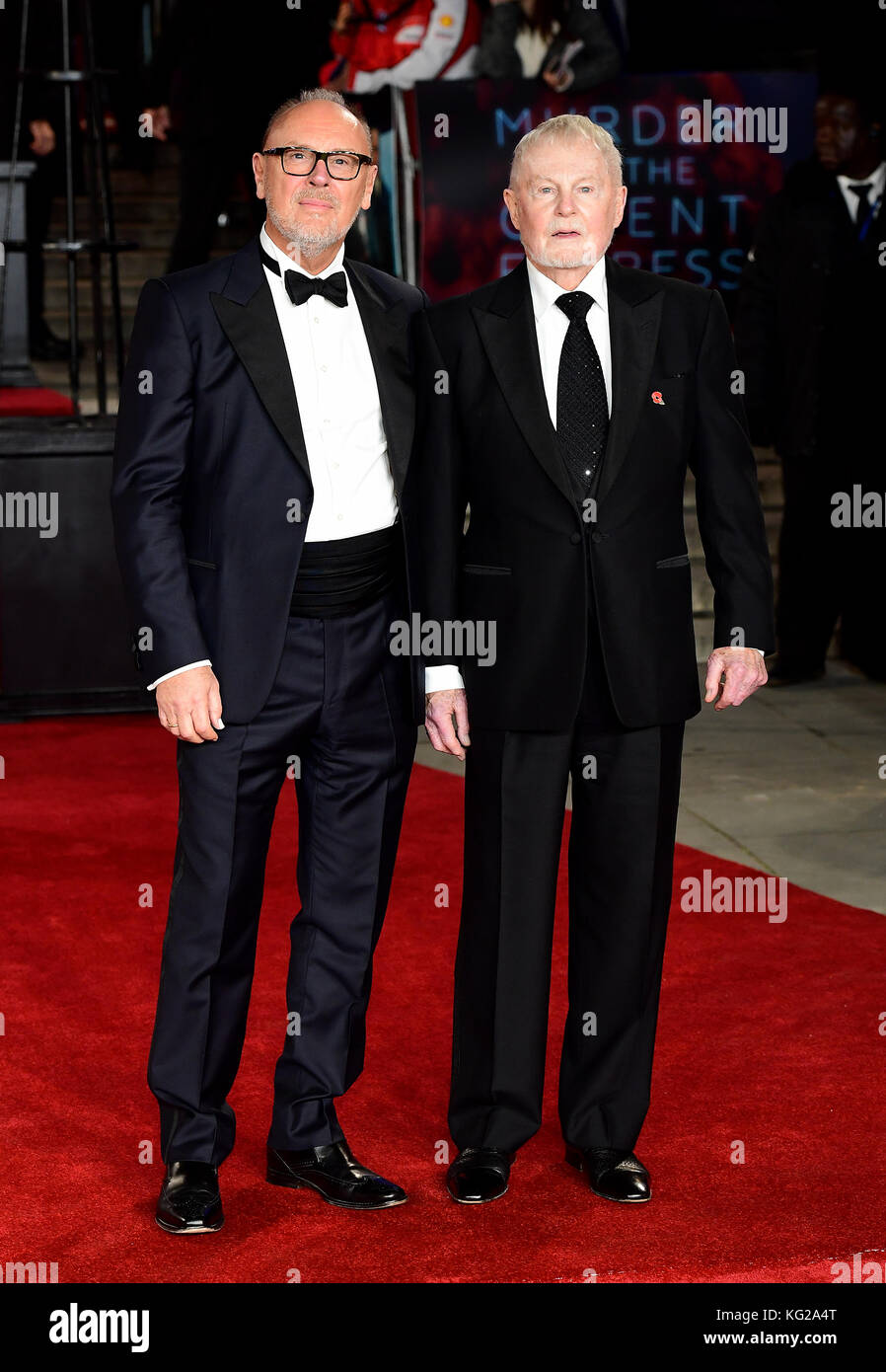 Derek Jacobi (right) and Richard Clifford (left) attending the world ...