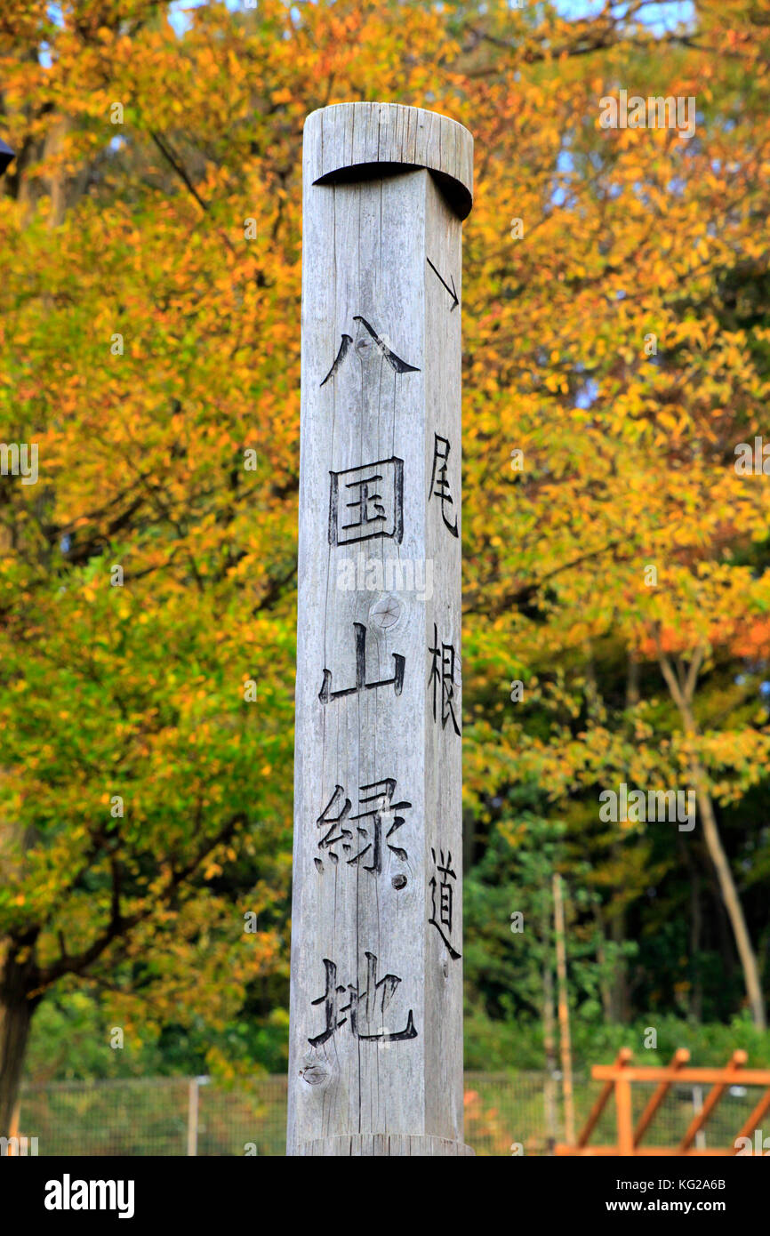 Hachikokuyama Park in Higashimurayama city Western Tokyo Japan Stock ...