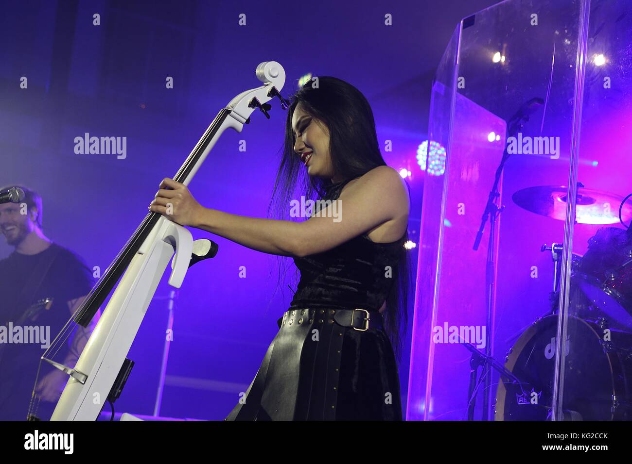 Tina Guo in Concert at London Concert at Round Chapel 2017 Stock Photo ...