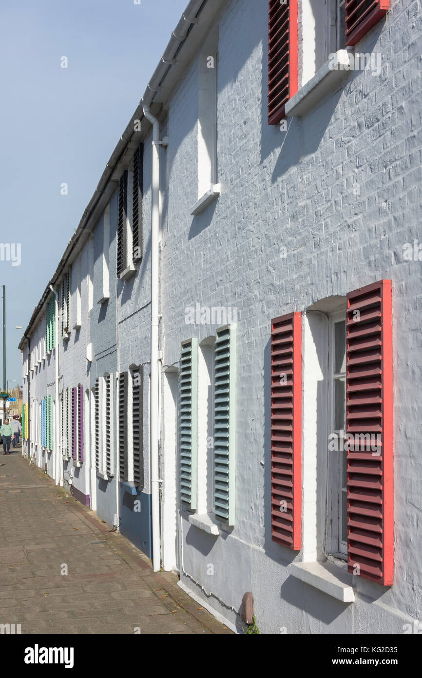 Terraced houses, Sheen Lane, East Sheen, London Borough of Richmond ...