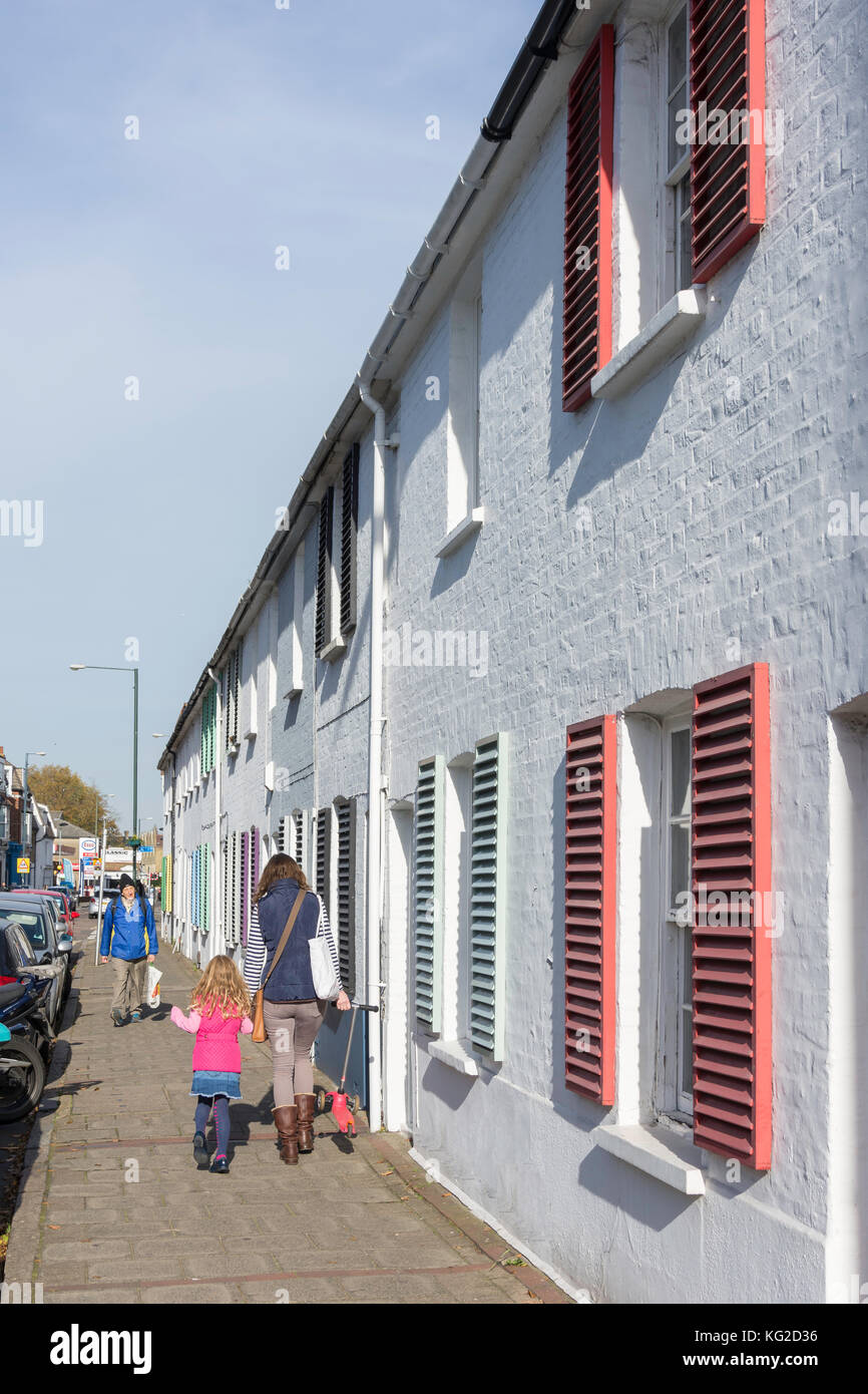 Terraced houses, Sheen Lane, East Sheen, London Borough of Richmond ...