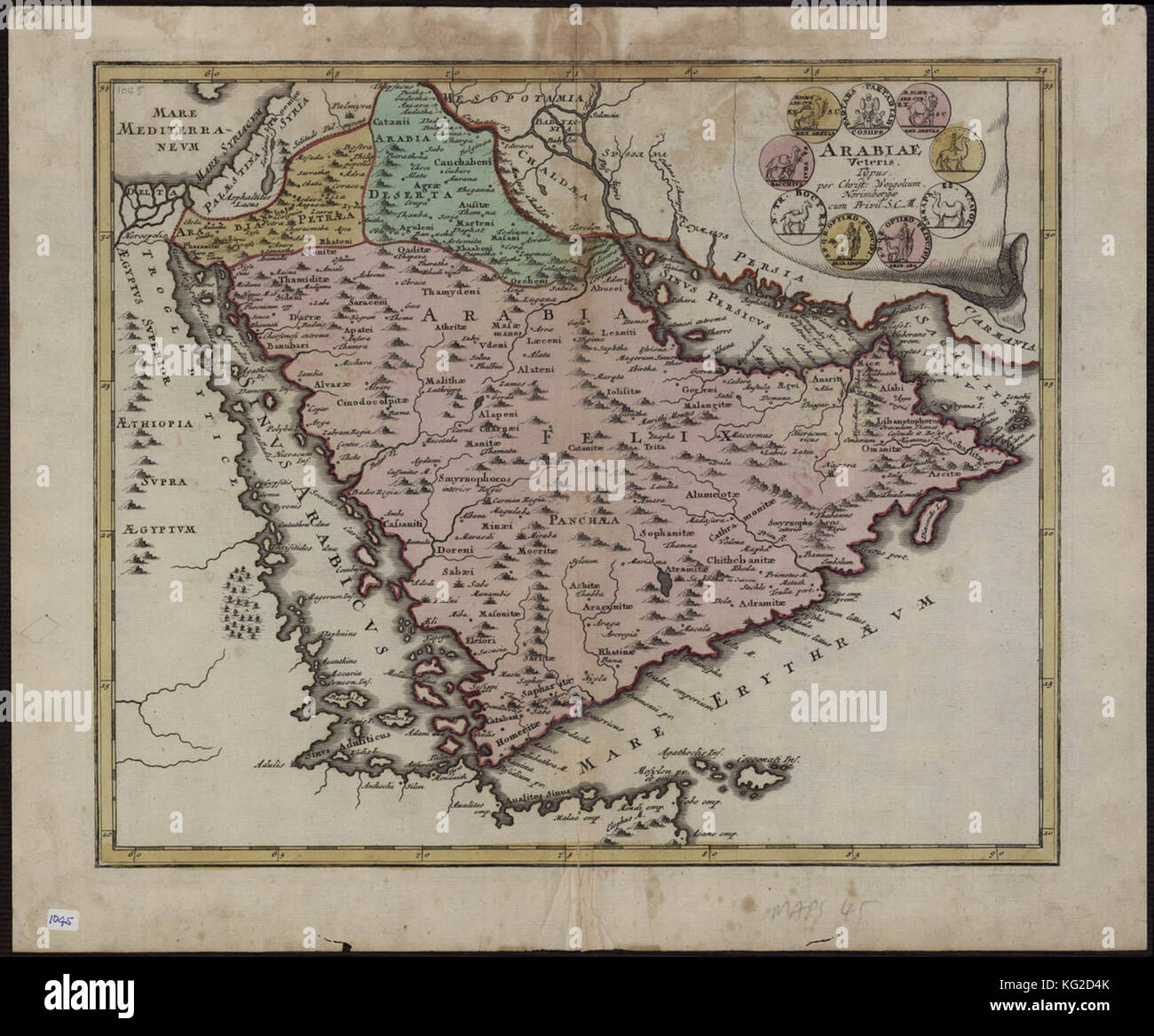 Arabia Arabia Deserta Felix Petraea High Resolution Stock Photography ...