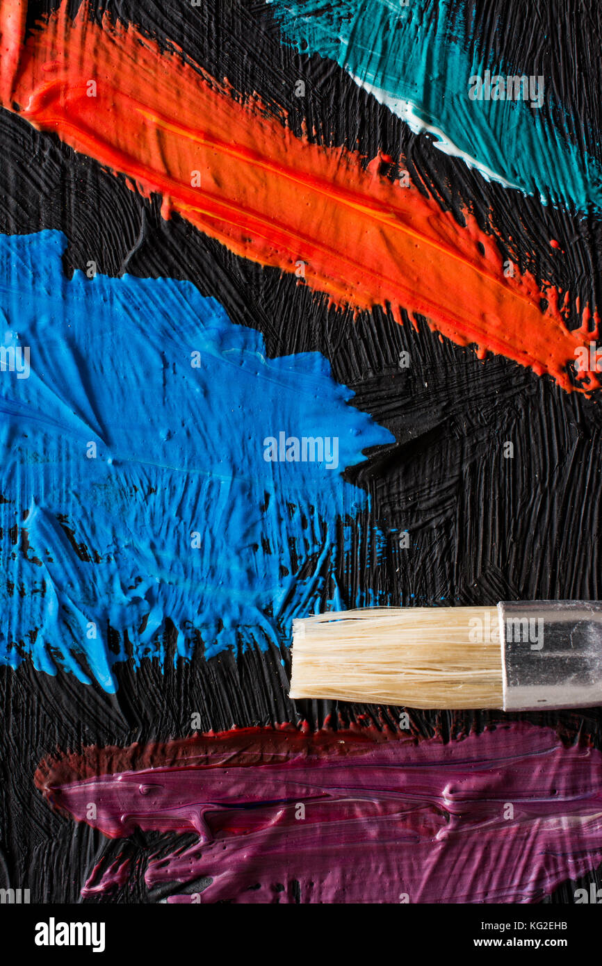 Abstract painting poster. Background for a painter exhibition Stock ...