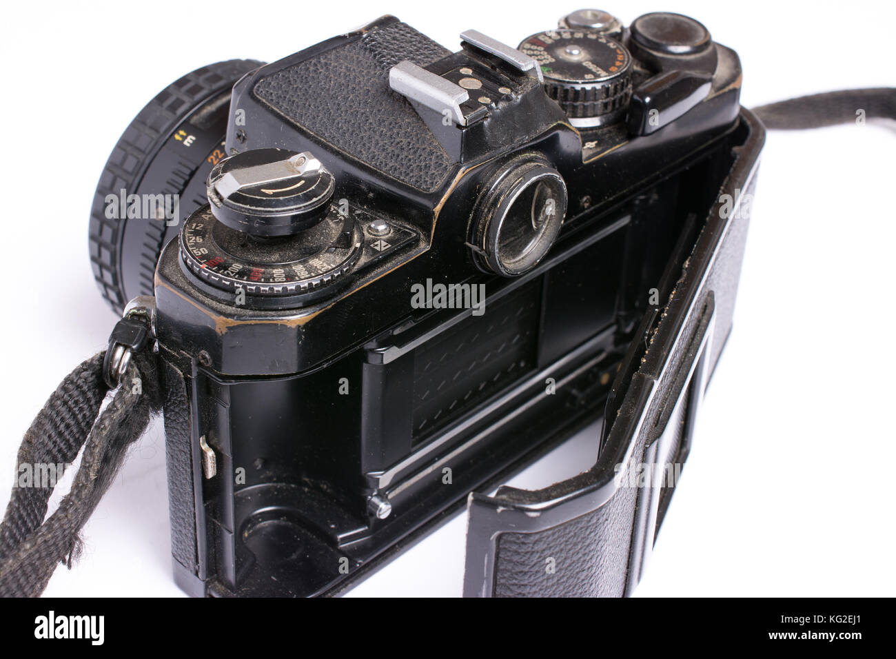 Old slr camera with dust and rusty to repair and restoration Stock ...