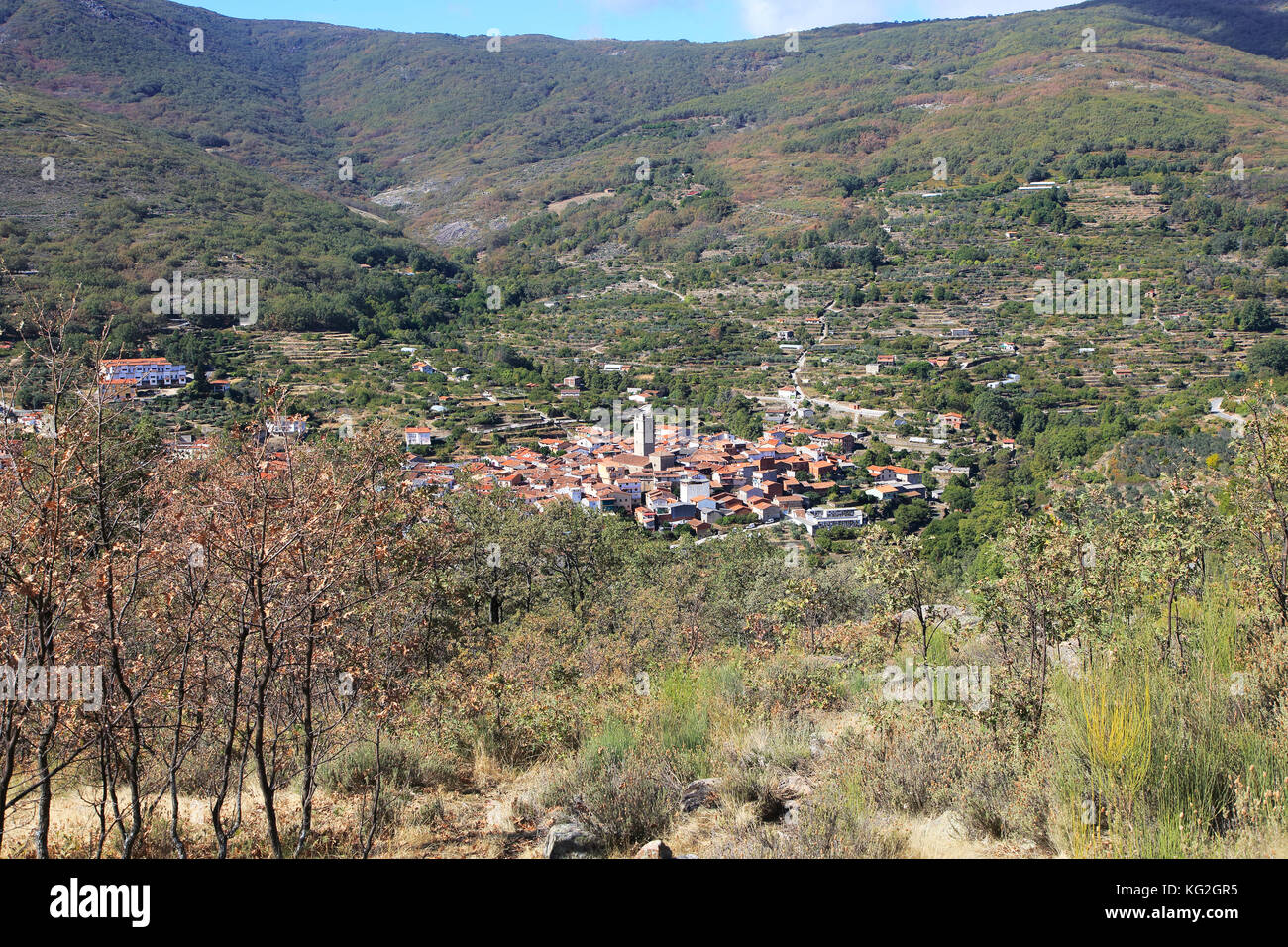 Nucleated rural settlement hi-res stock photography and images - Alamy