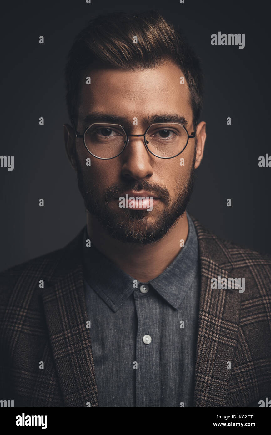 handsome man in glasses Stock Photo - Alamy handsome man in glasses Stock Photo - Alamy
