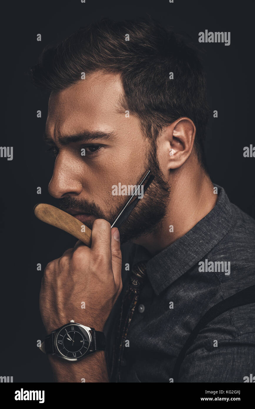 Straight beard hi-res stock photography and images - Alamy