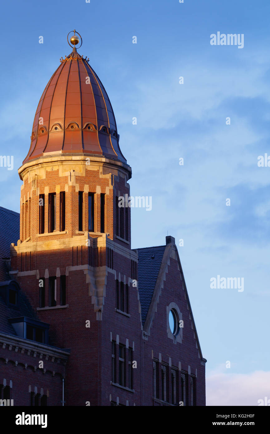 View of beautiful medieval architecture in Amsterdam, Netherlands ...