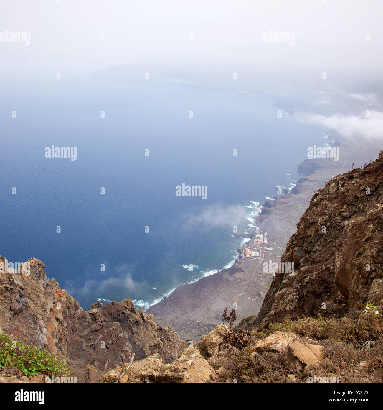 El Hierro, Canary Islands landscape from central montainous part of the ...