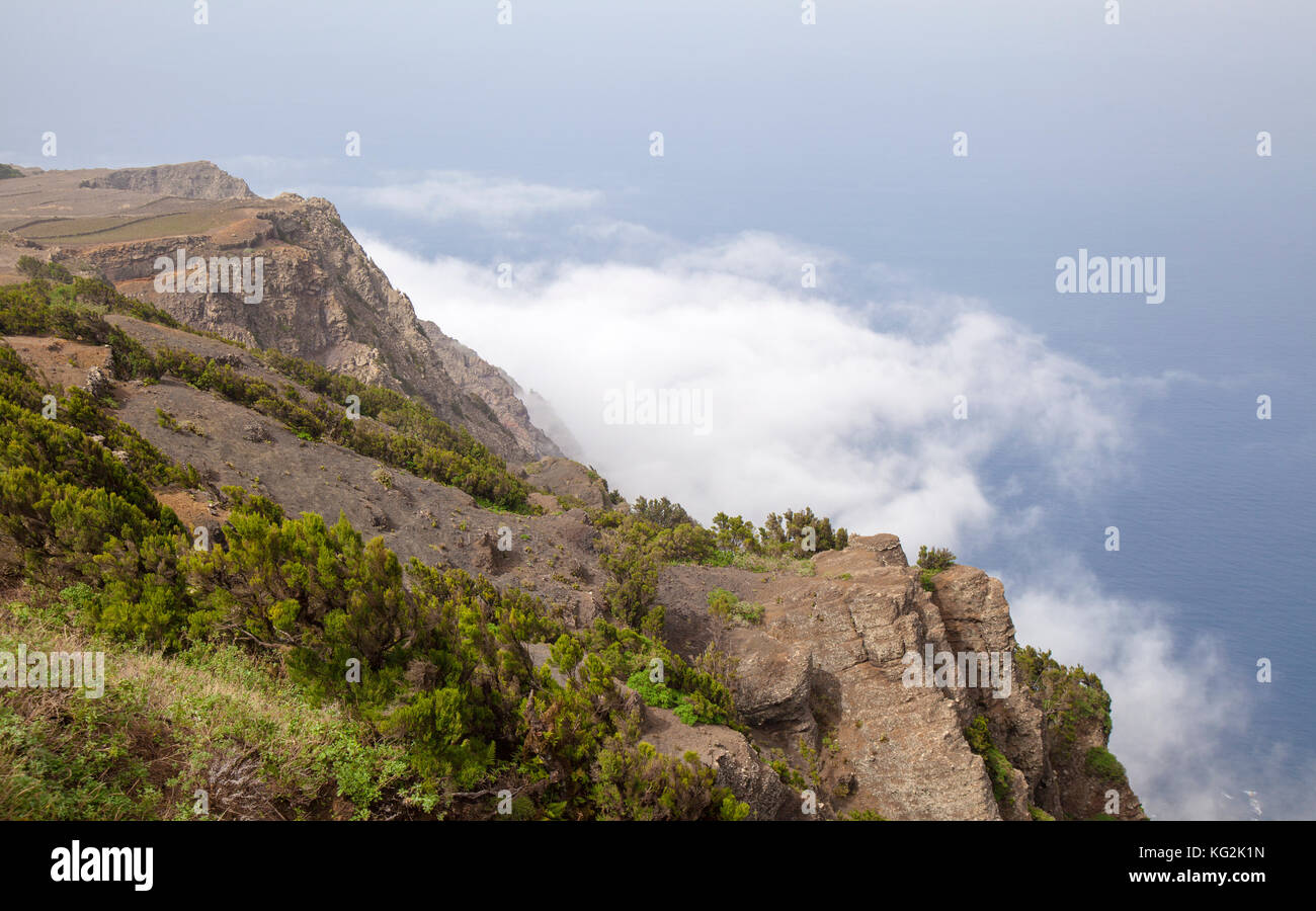 El Hierro, Canary Islands landscape from central montainous part of the ...