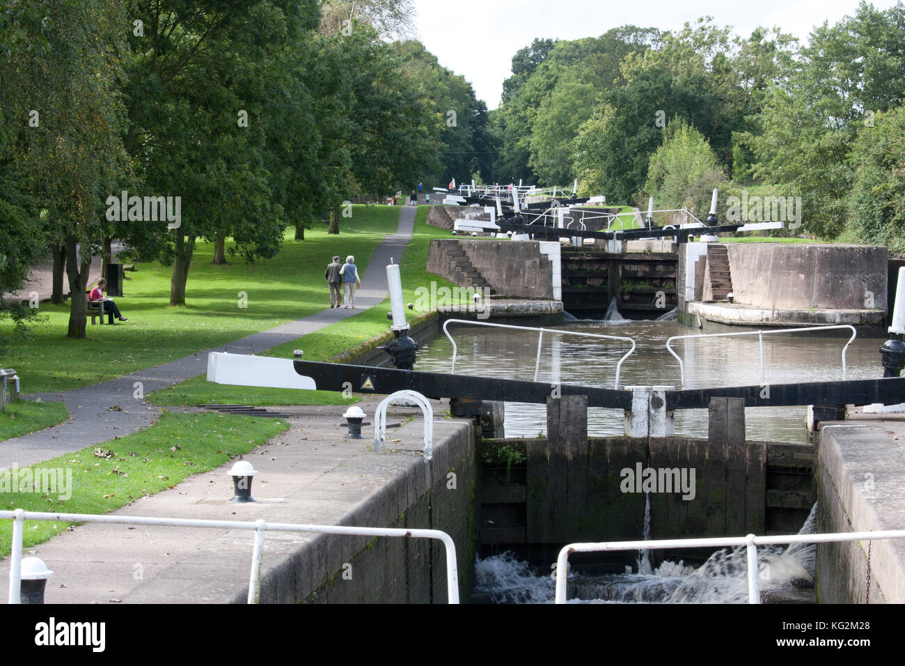Hatton flight of locks hi-res stock photography and images - Alamy
