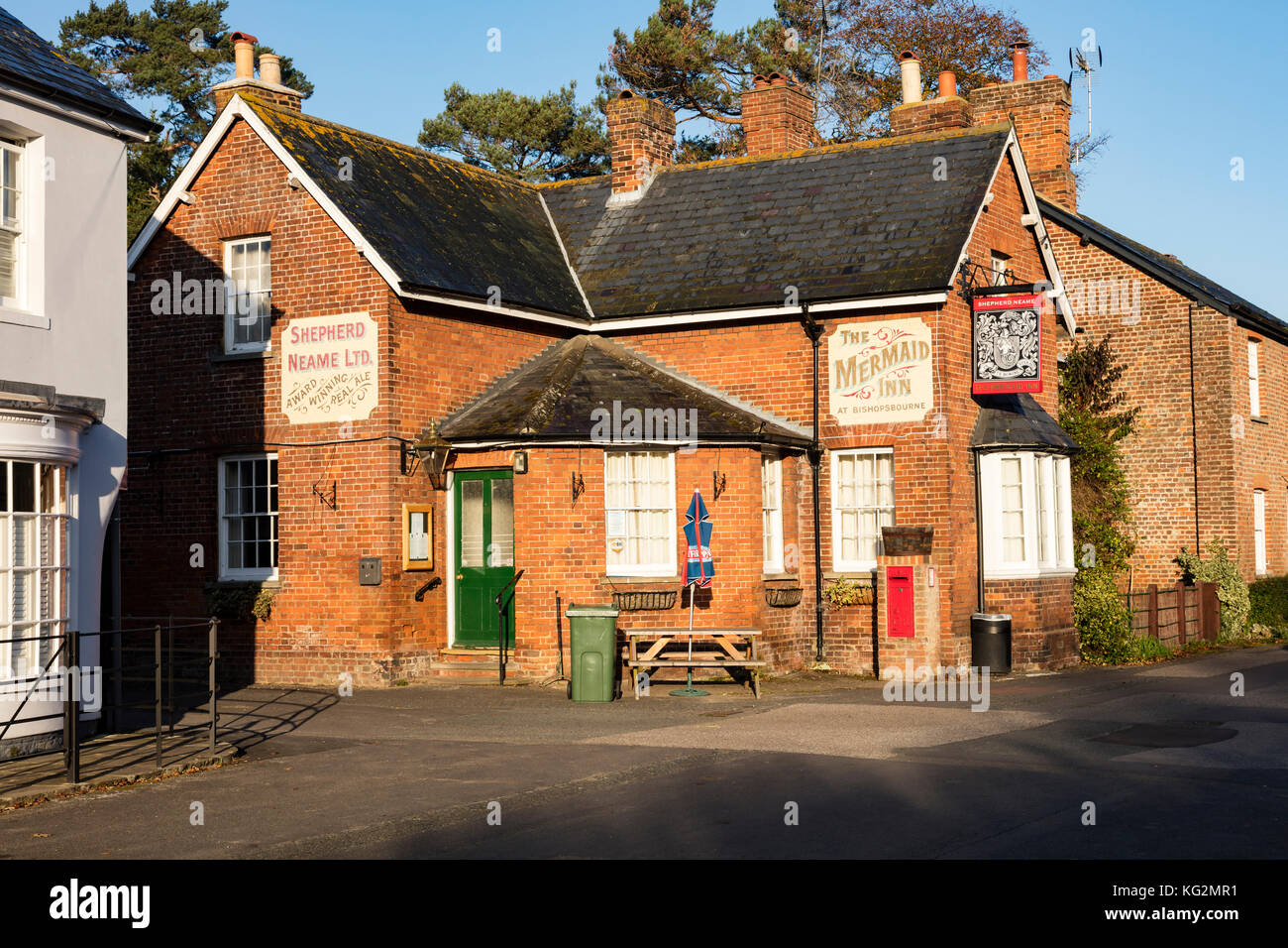 The pretty and traditional Mermaid Inn in Bishopsbourne, a Shepherd ...