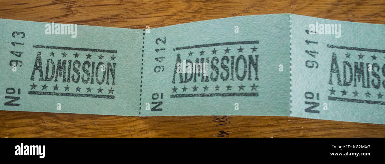 Admission ticket hi-res stock photography and images - Alamy