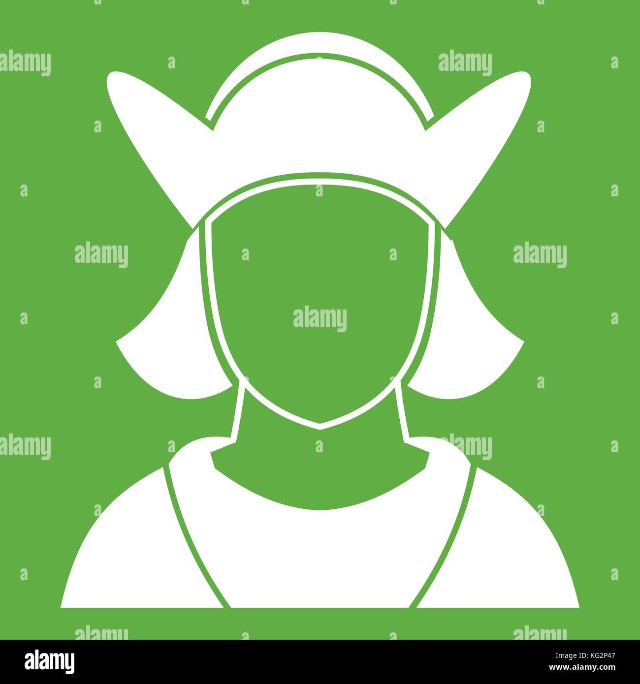 Male avatar icon green Stock Vector Image & Art - Alamy