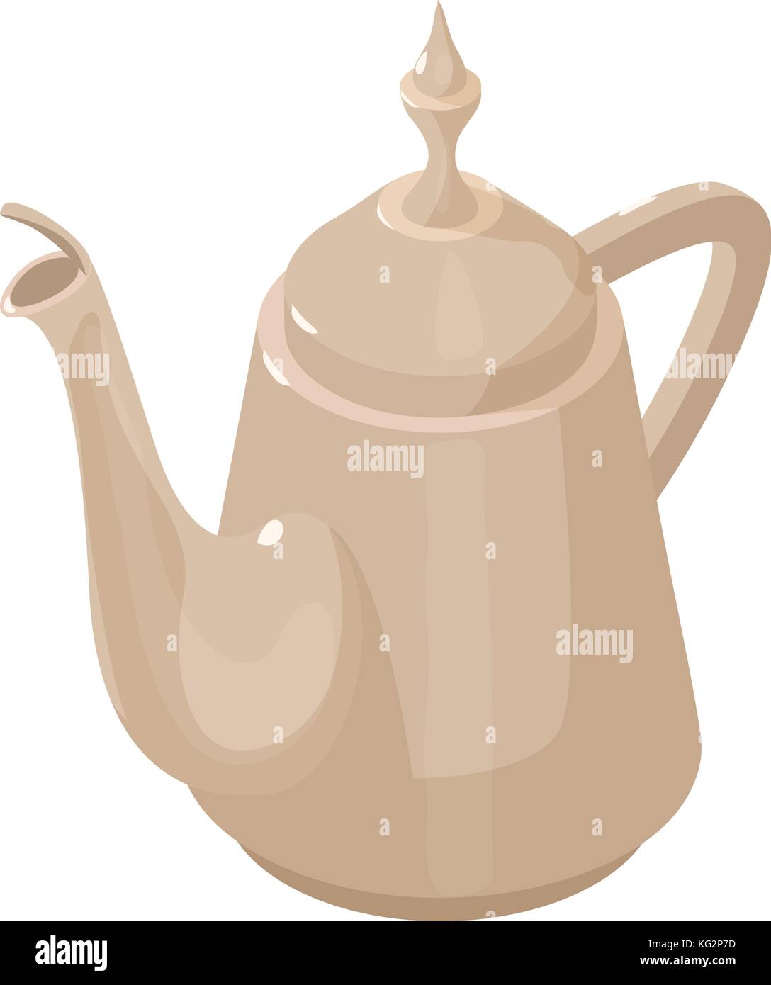 Electric vintage kettle isolated Stock Vector Images - Alamy