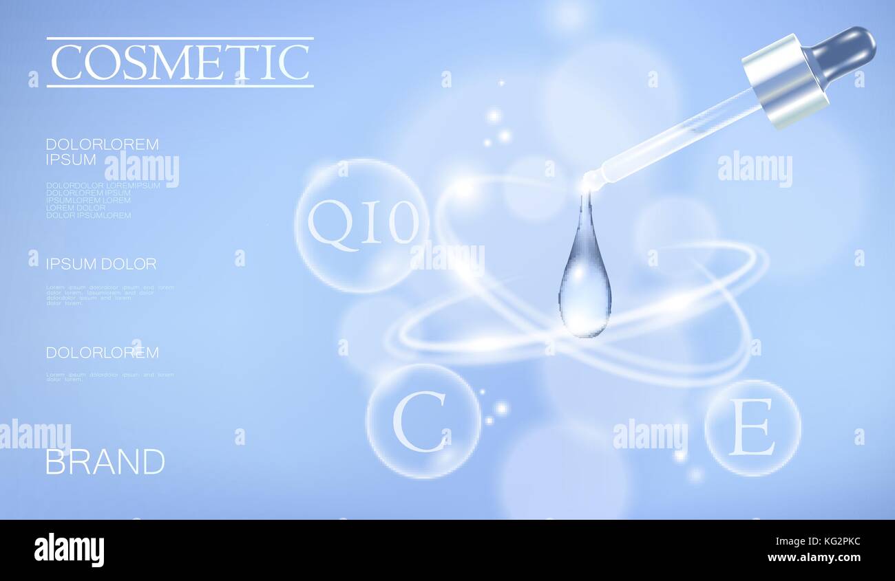 Cosmetic mockup template Stock Vector Images - Alamy