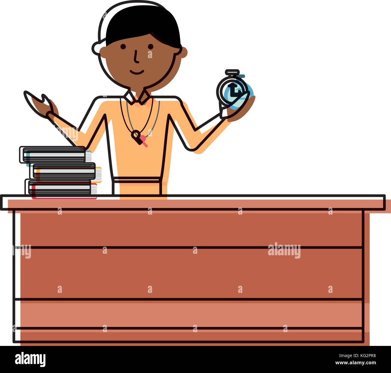 teacher man vector illustration Stock Vector Image & Art - Alamy