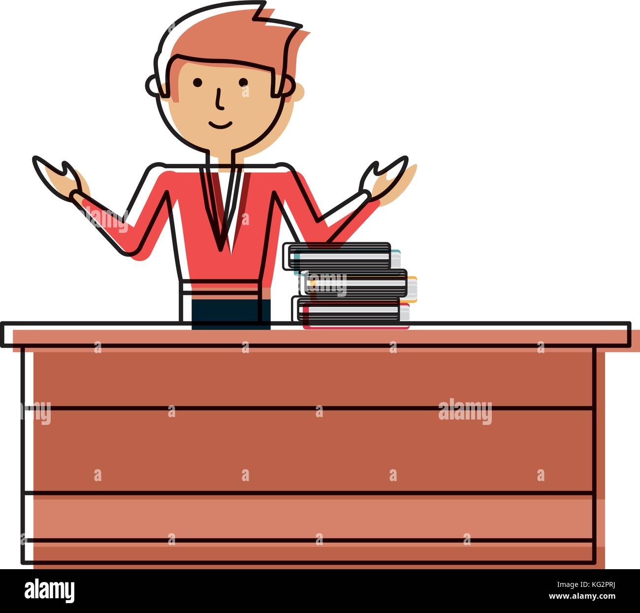 teacher man vector illustration Stock Vector Image & Art - Alamy