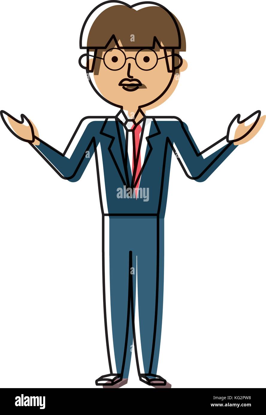 teacher man vector illustration Stock Vector Image & Art - Alamy