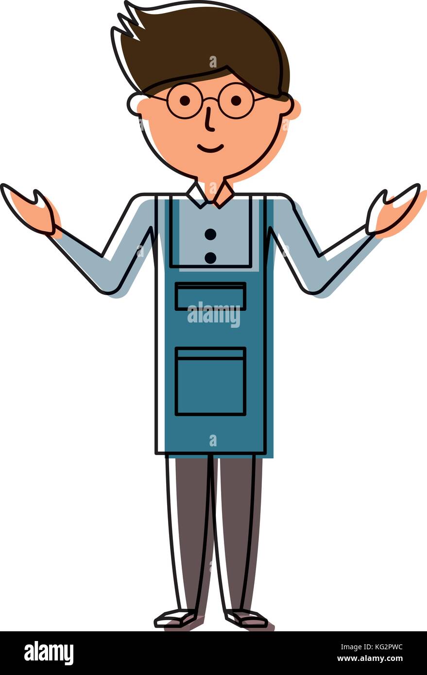 teacher man vector illustration Stock Vector Image & Art - Alamy