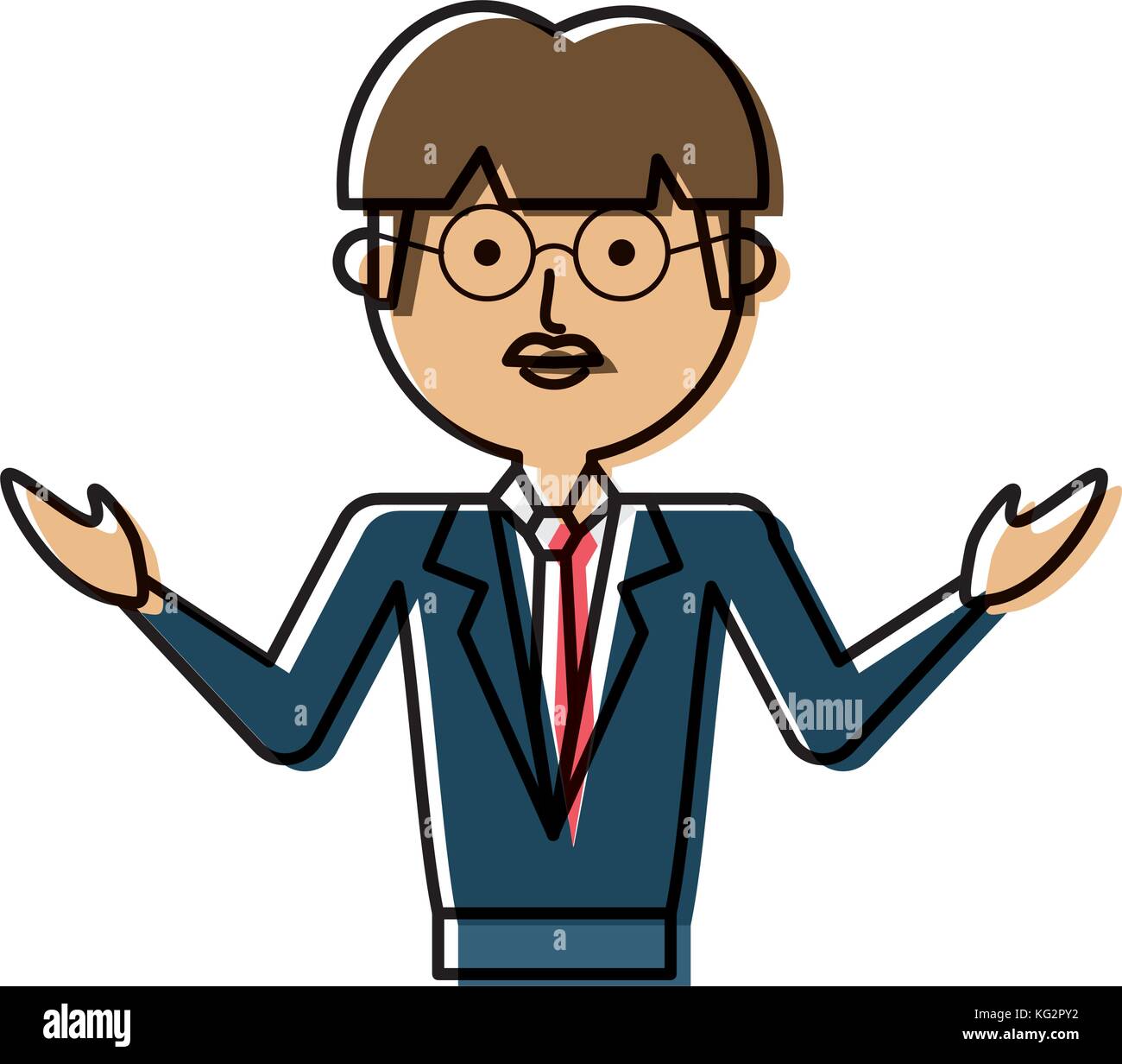teacher man vector illustration Stock Vector Image & Art - Alamy