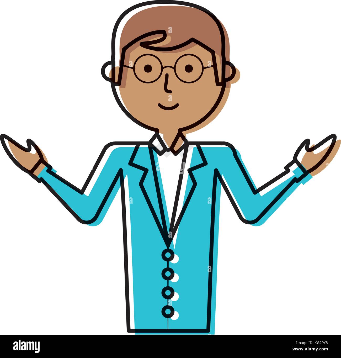 teacher man vector illustration Stock Vector Image & Art - Alamy