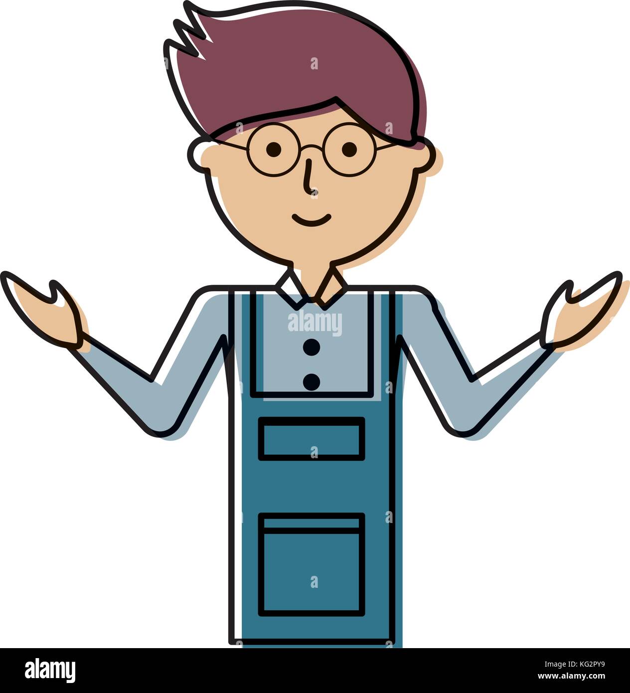 teacher man vector illustration Stock Vector Image & Art - Alamy