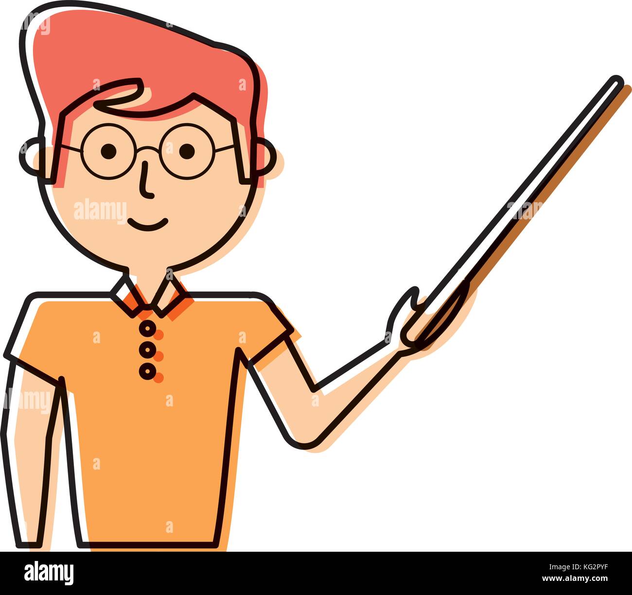 teacher man vector illustration Stock Vector Image & Art - Alamy