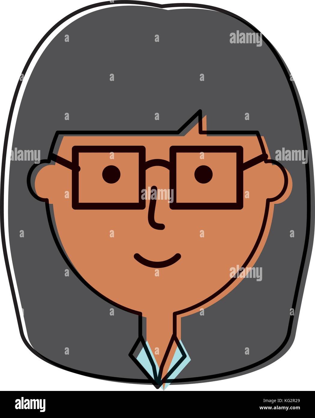 woman face vector illustration Stock Vector Image & Art - Alamy