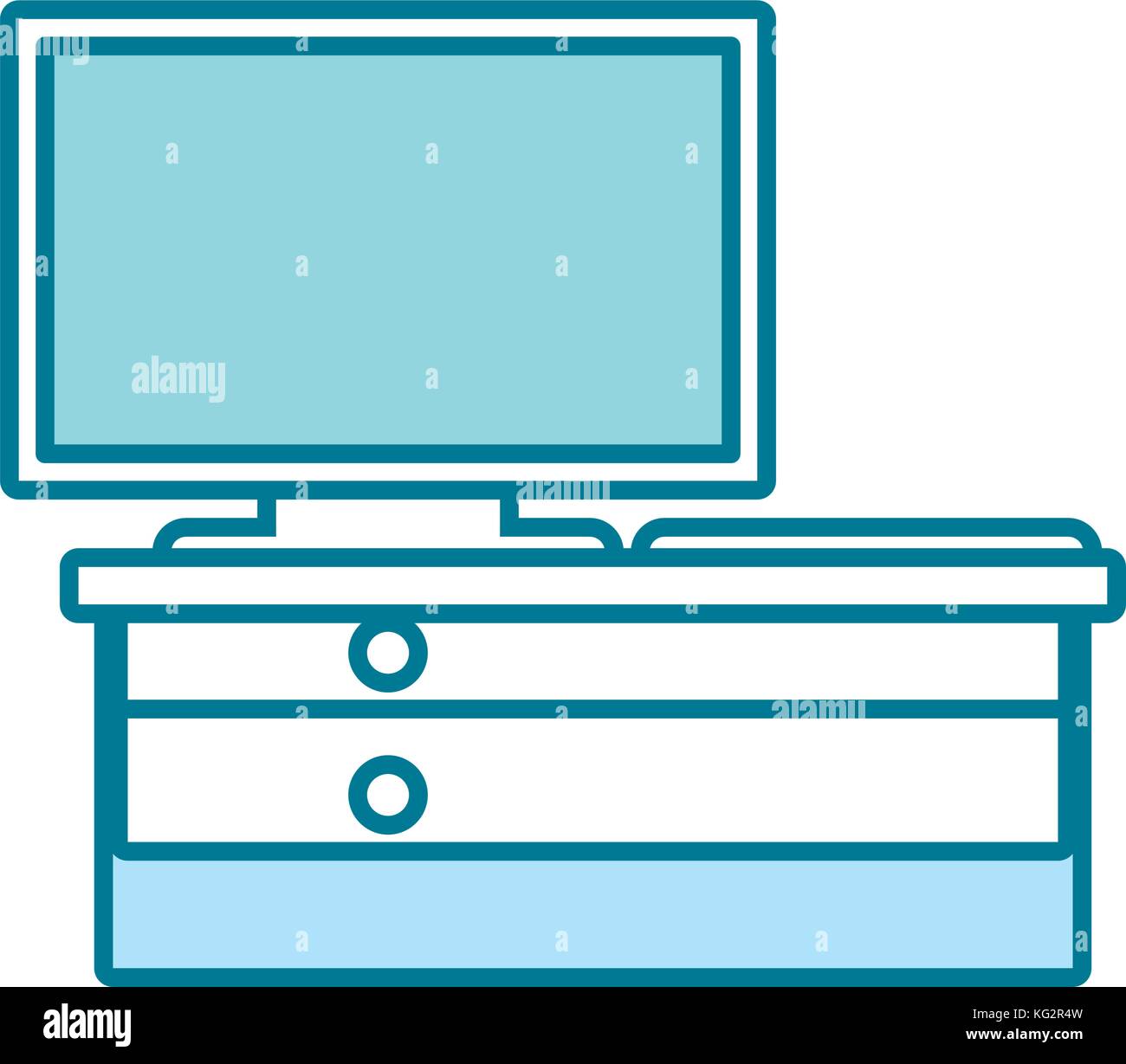 desk vector illustration Stock Vector Image & Art - Alamy