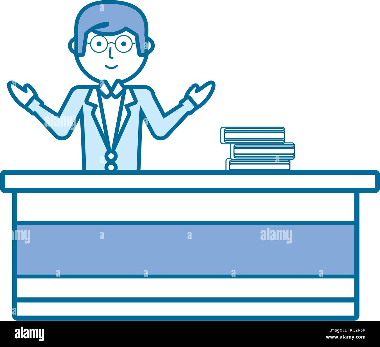 teacher man vector ilustration Stock Vector Image & Art - Alamy