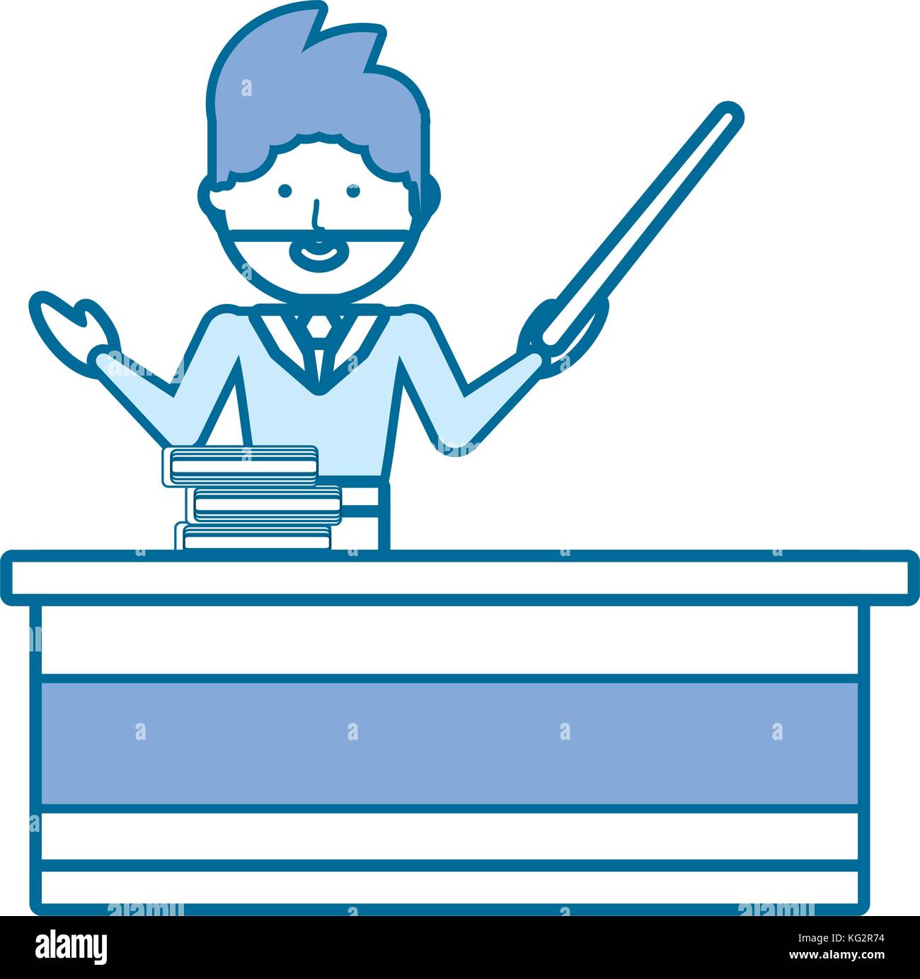 teacher man vector ilustration Stock Vector Image & Art - Alamy