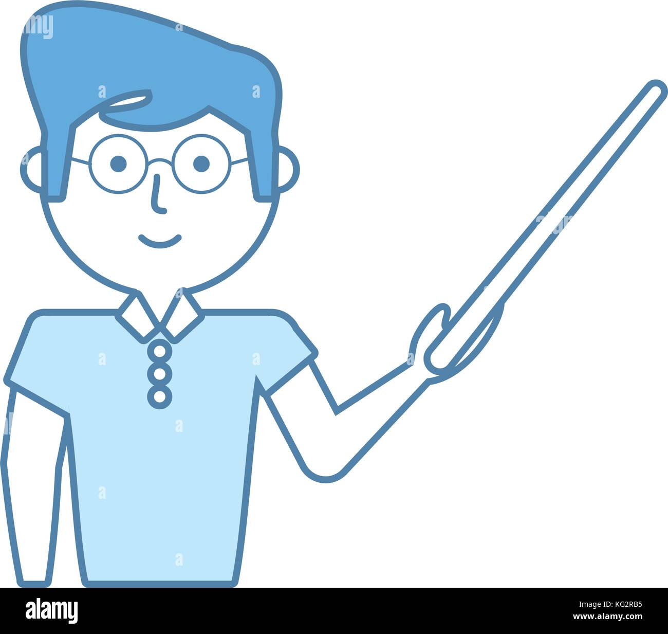teacher man vector ilustration Stock Vector Image & Art - Alamy