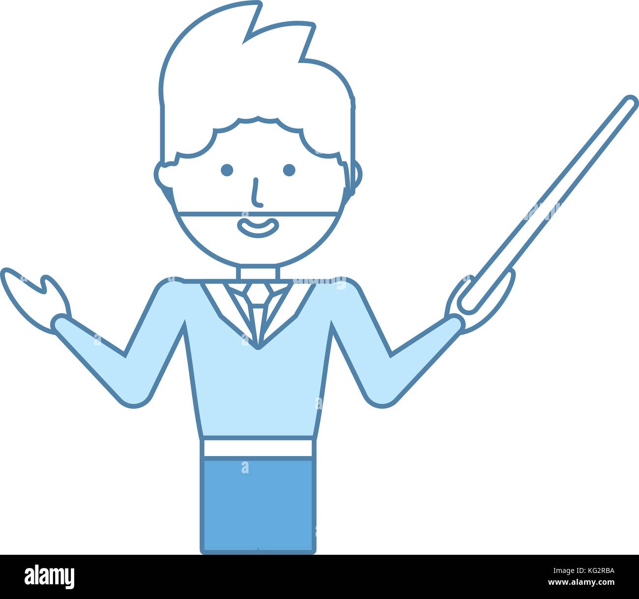 teacher man vector ilustration Stock Vector Image & Art - Alamy