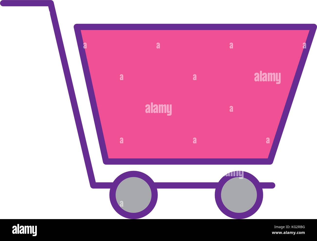 shopping cart marketing ecommerce business online Stock Vector Image ...