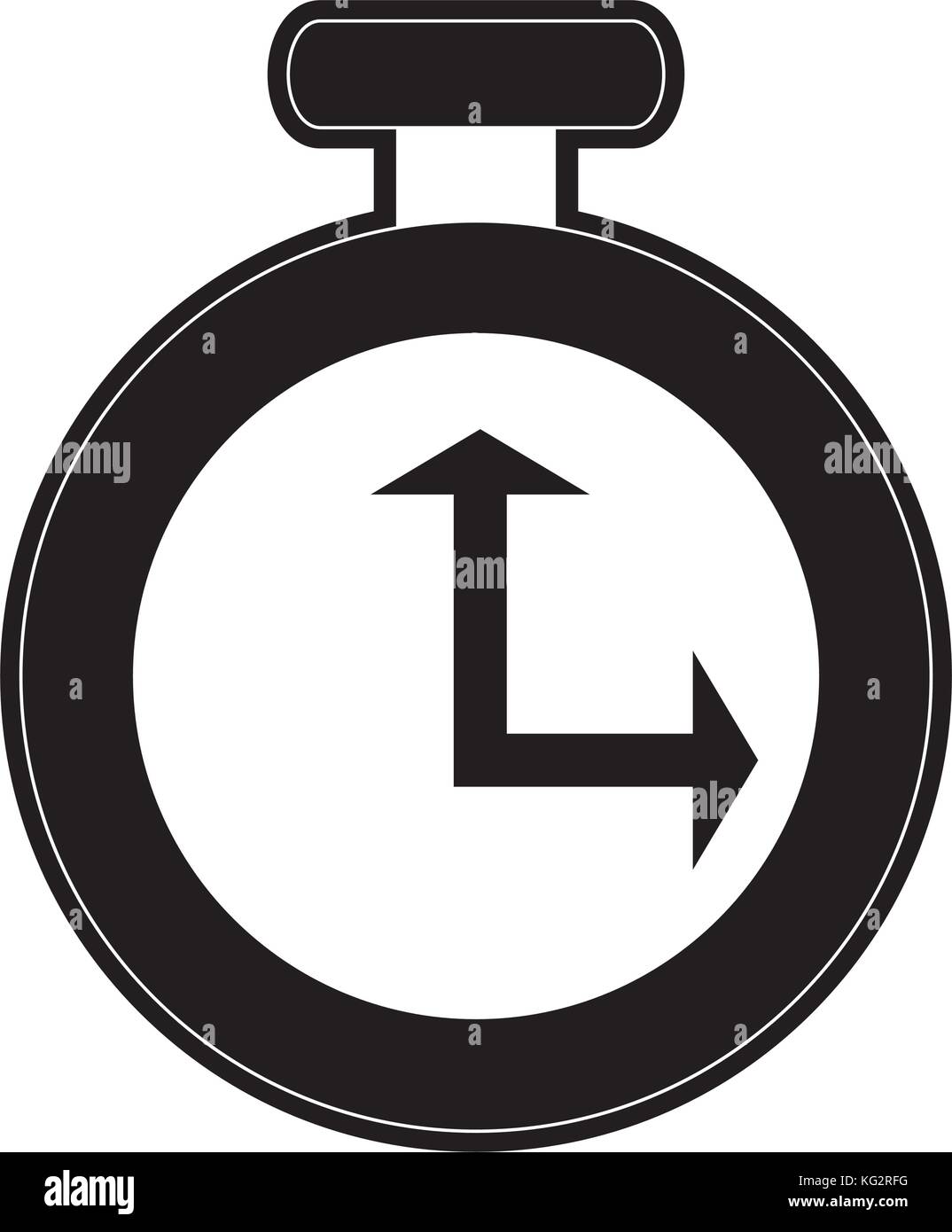 stopwatch vector illustration Stock Vector Image & Art - Alamy