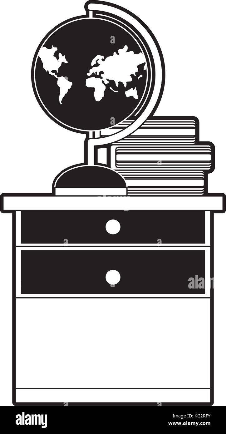 desk vector illustration Stock Vector Image & Art - Alamy